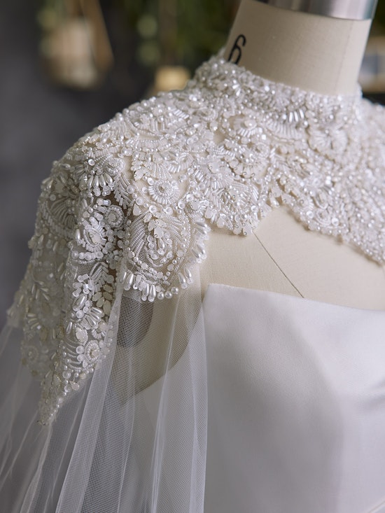 Clark (Accessory - Detachable Cape) Clark Regal Bridal Cape with ... Clark (Accessory - Detachable Cape) Clark Regal Bridal Cape with ...