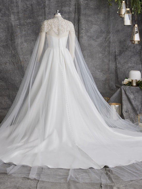 Clark (Accessory - Detachable Cape) Clark Regal Bridal Cape with ... Clark (Accessory - Detachable Cape) Clark Regal Bridal Cape with ...
