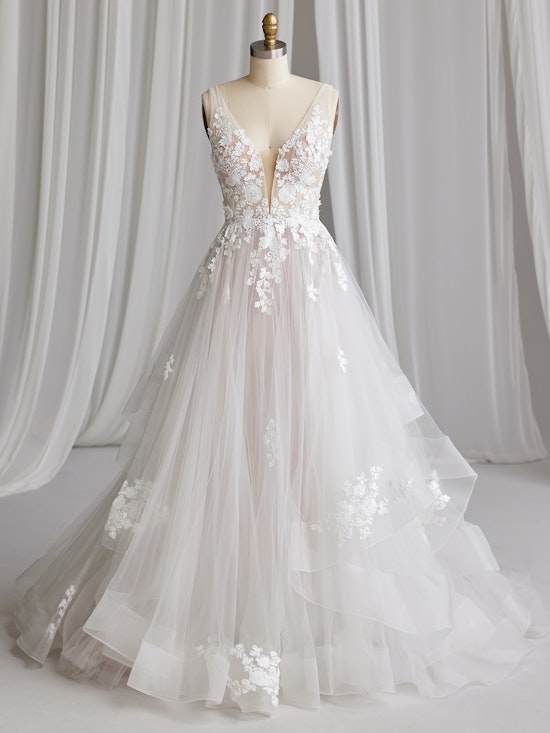 Winona 3D Ruffled Bridal Dress | Rebecca Ingram Winona 3D Ruffled Bridal Dress | Rebecca Ingram