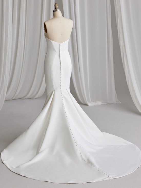 Marsha Strapless V Neckline Wedding Dress Rebecca Ingram