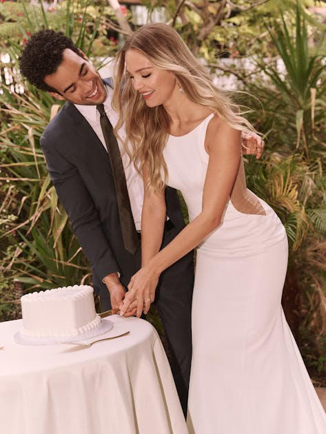 Hope Stunning Hope Simple Wedding Dress With Scoop Neckline